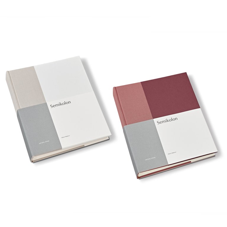 Shop Semikolon photo album Natural Affair, linen online at Modulor