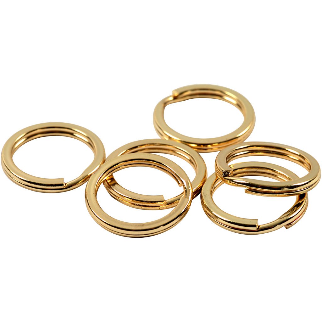 Gold split rings store
