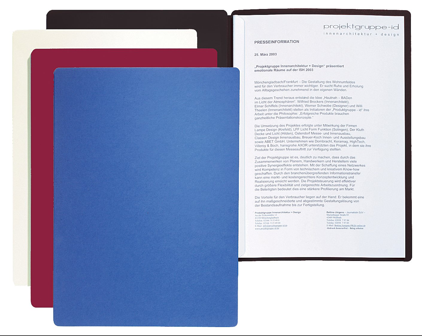 Shop Presentation folder online at Modulor Online Shop