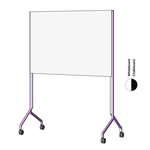 Ice purple, FS, 1 x whiteboard, 1 x chalkboard online at Modulor Online ...