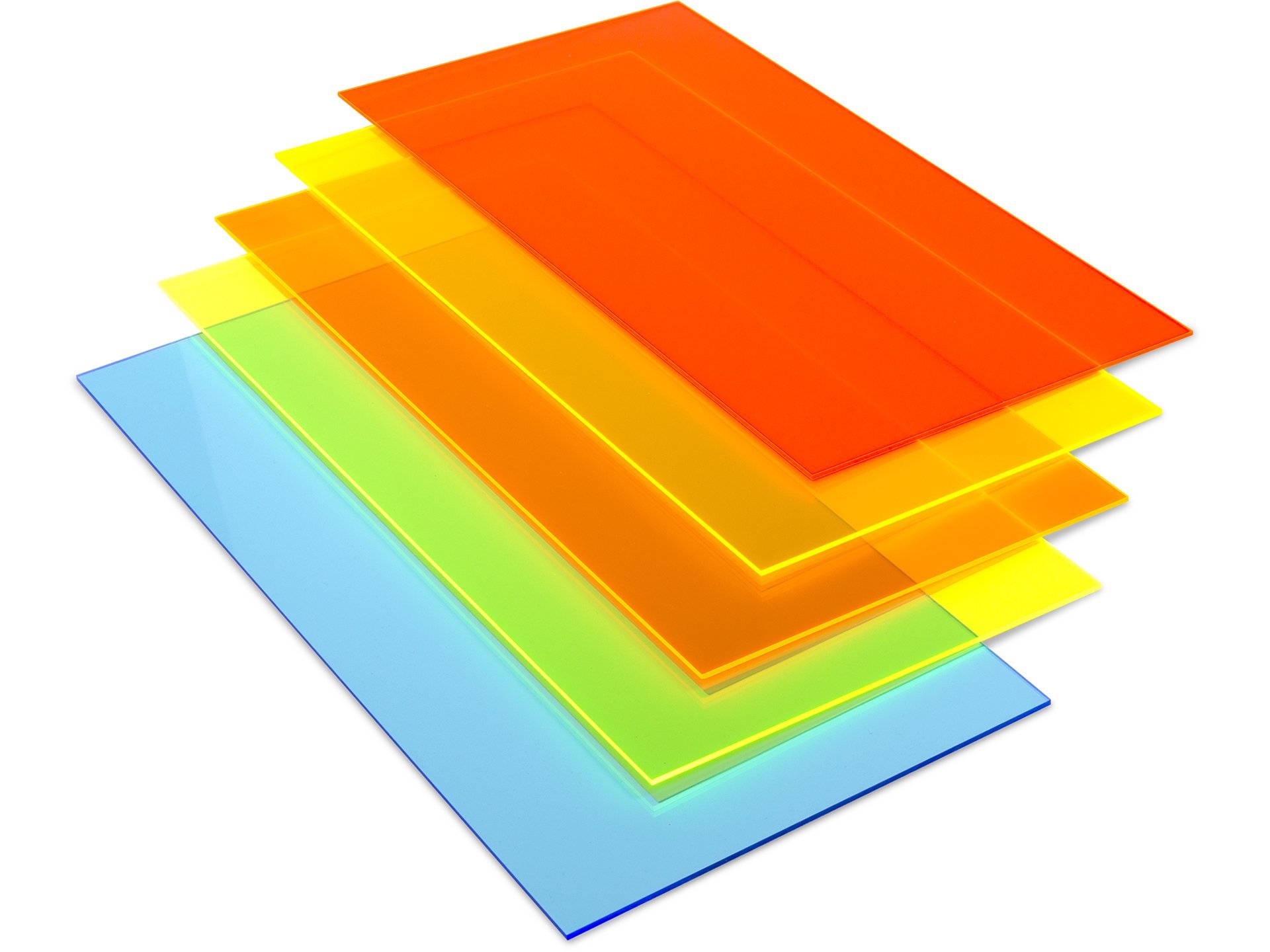 Shop CRYLUX® acrylic glass GS, transparent, fluorescent online at Modulor