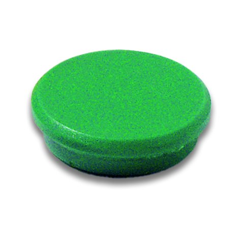 Rundmagnet mit Kunststoffkappe ø 32 mm, h = 7,5 mm, Haftkraft 8 N, grün ...