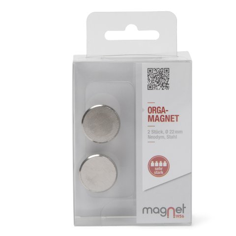 Buy Round magnet, neodymium with steel cap online at Modulor