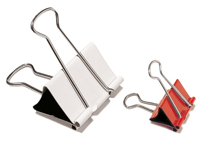 Foldback clips coloured
