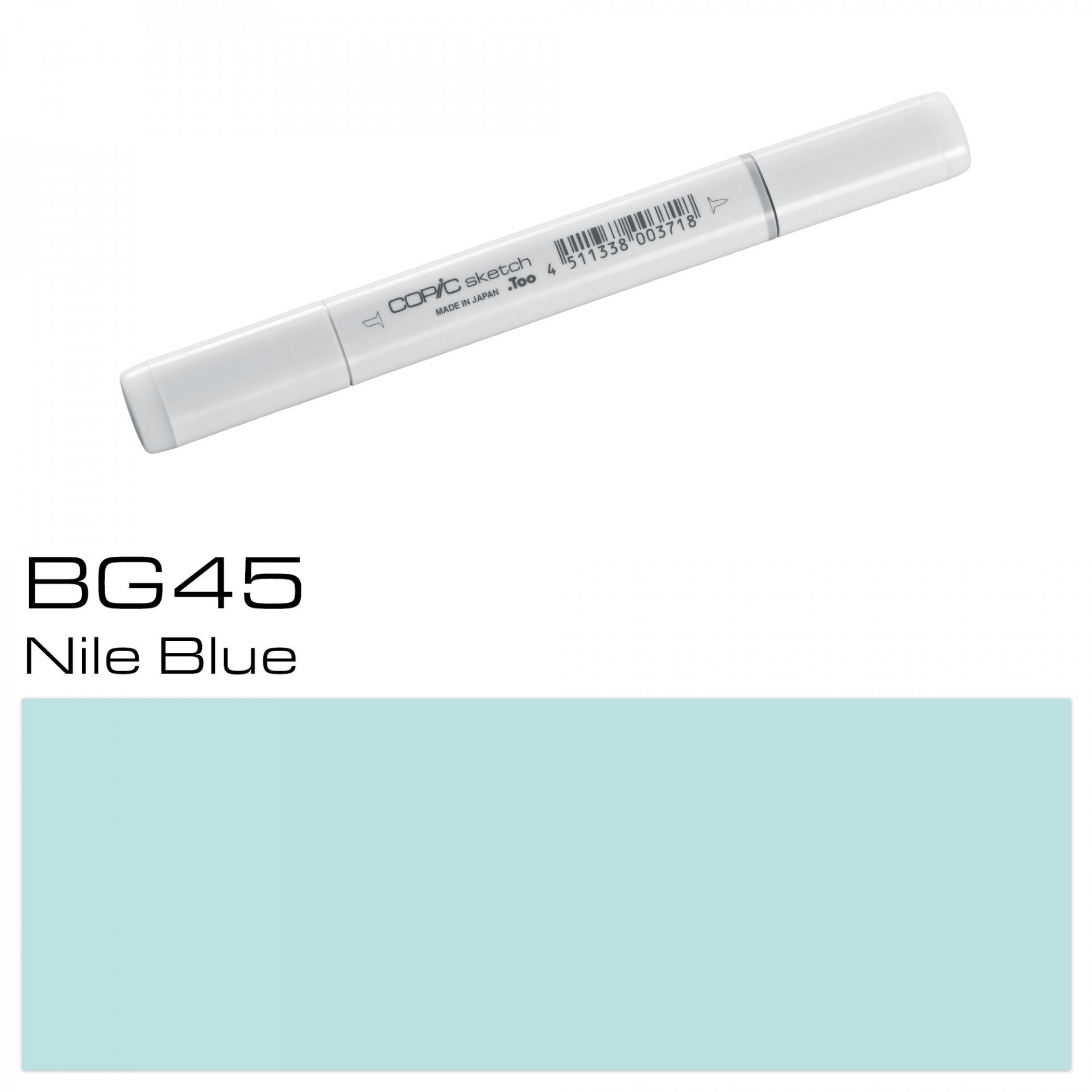 Buy Copic Sketch pen, Nile blue, BG-45 online at Modulor