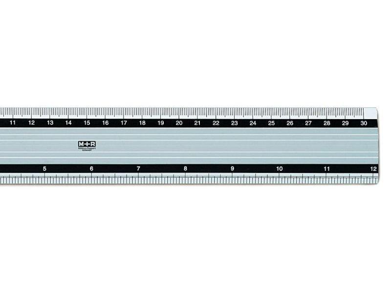 Buy Aluminium measuring ruler online at Modulor