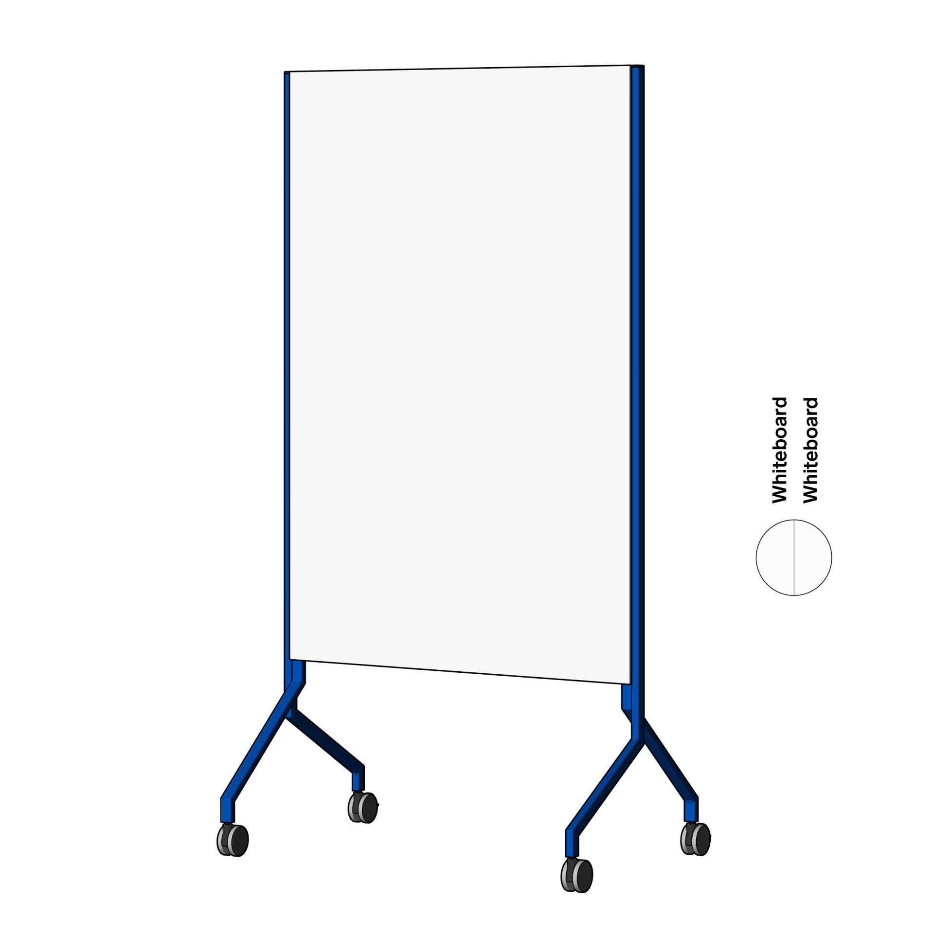 Ultramarine blue, FS, 2 x Whiteboard Skin Pro online at Modulor Online Shop