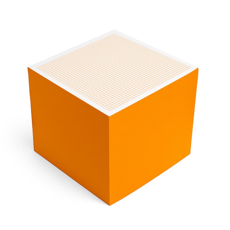 Buy Fox & Poet notepad cube, glued online at Modulor