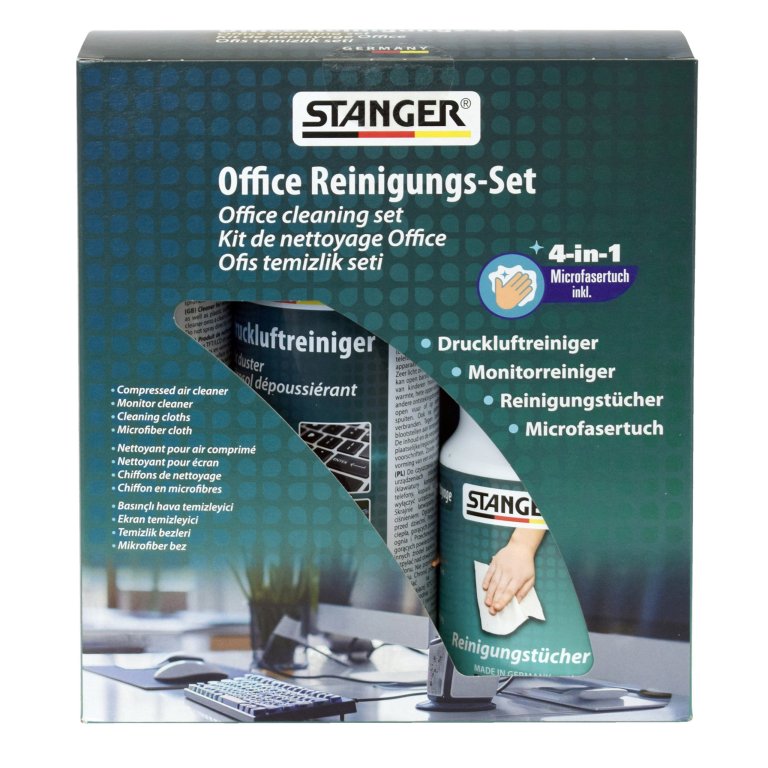 Shop Stanger Office cleaning set 4-piece online at Modulor