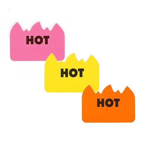 Shop Hot Flame Sticky Notes Pink online at Modulor