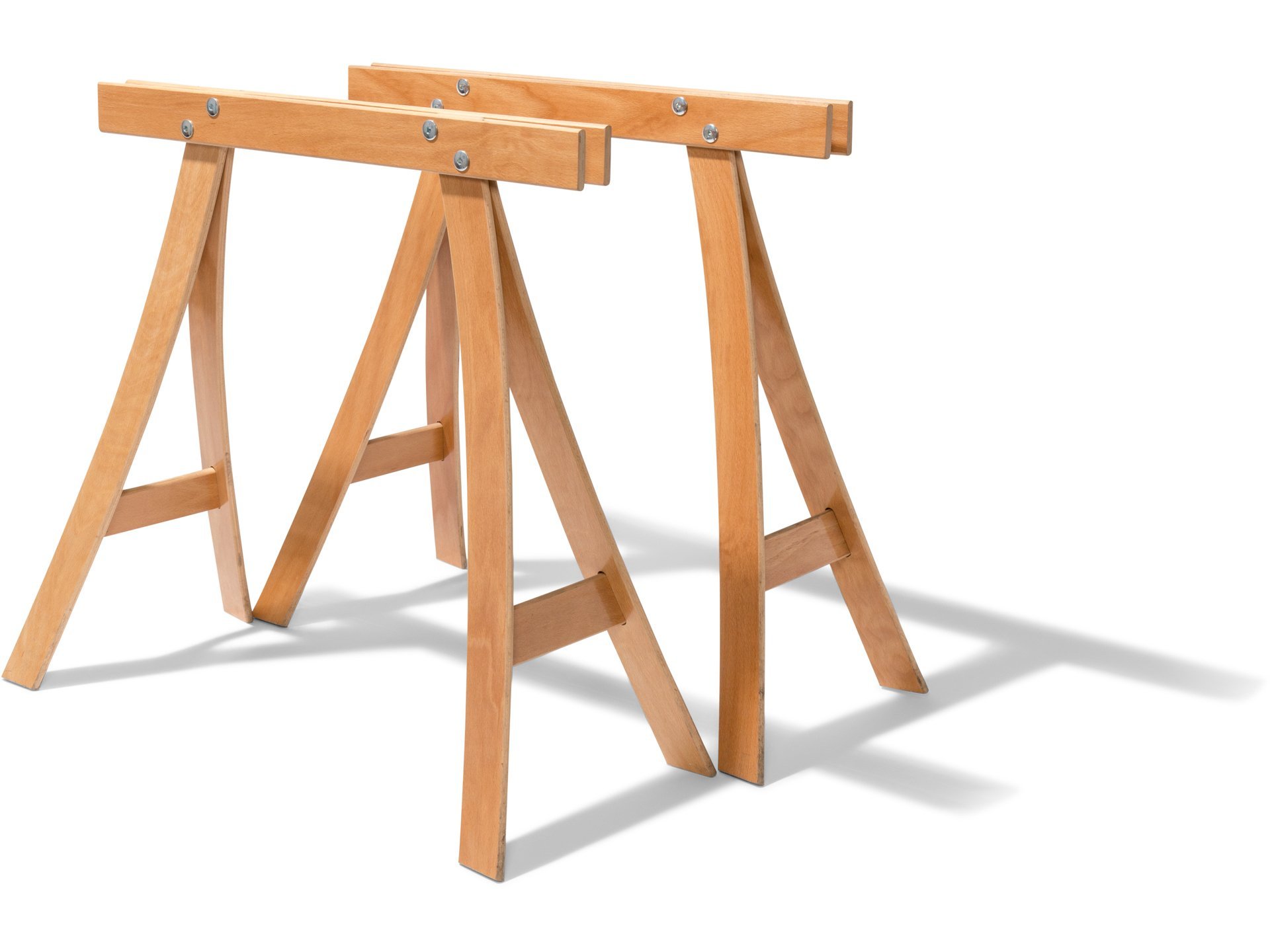 Tischbock Derk 710 x 355 x 825, Buche natur, 2 Stück kaufen | Modulor