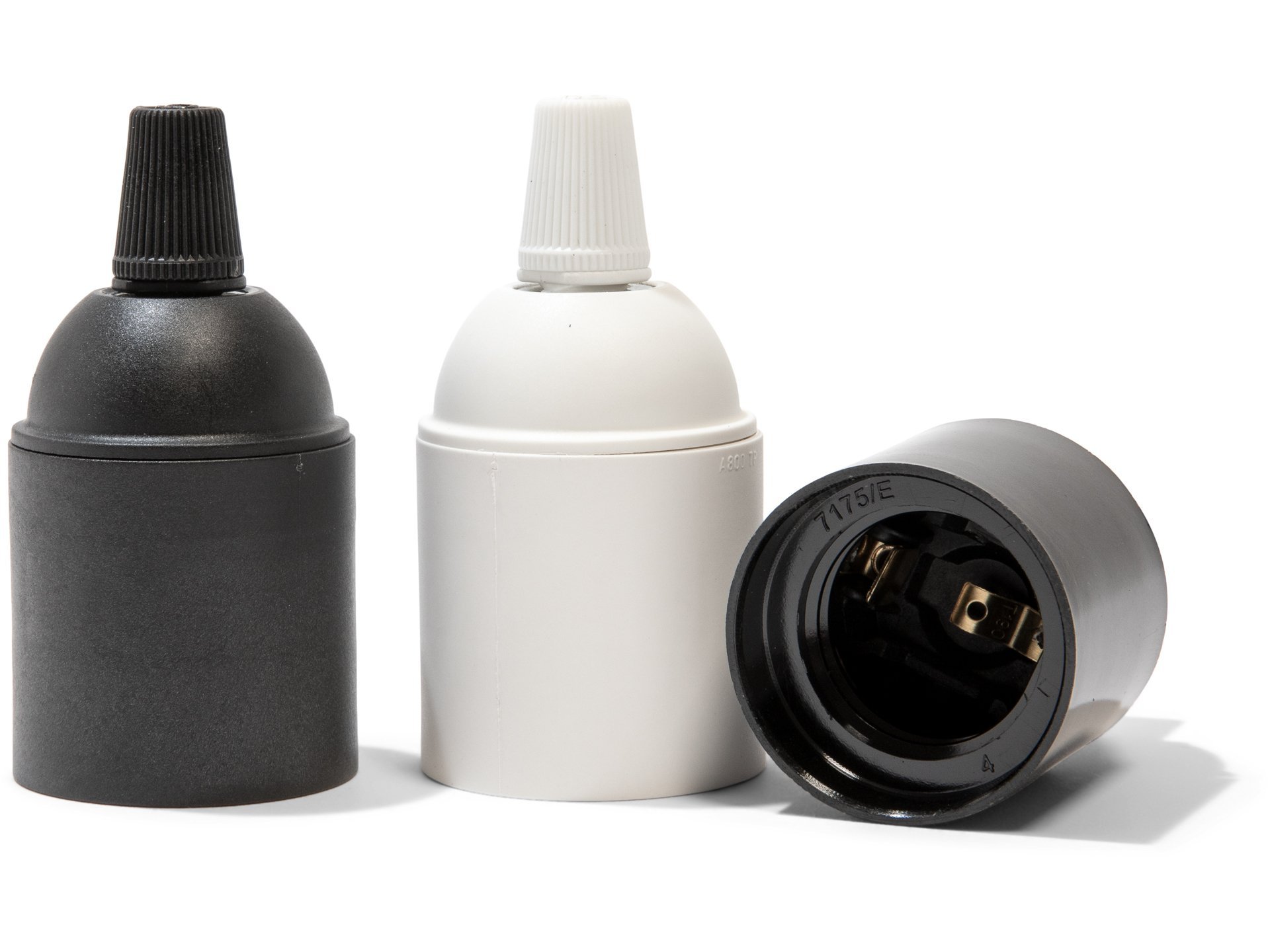 Buy E27 socket, plastic online at Modulor